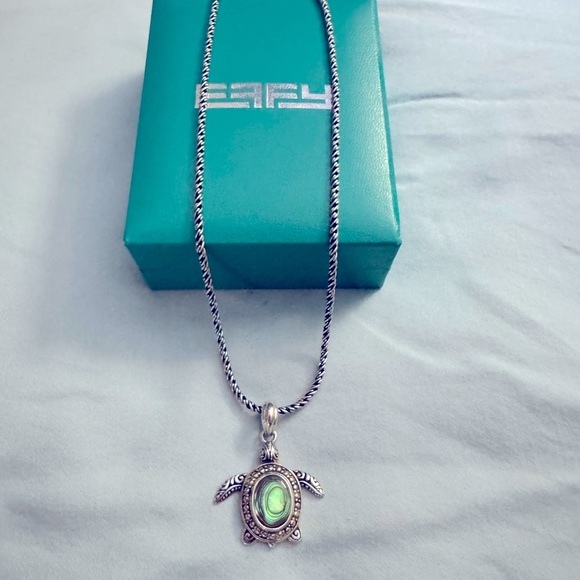 Effy | Jewelry | Effy Silver Sea Turtle Necklace | Poshmark